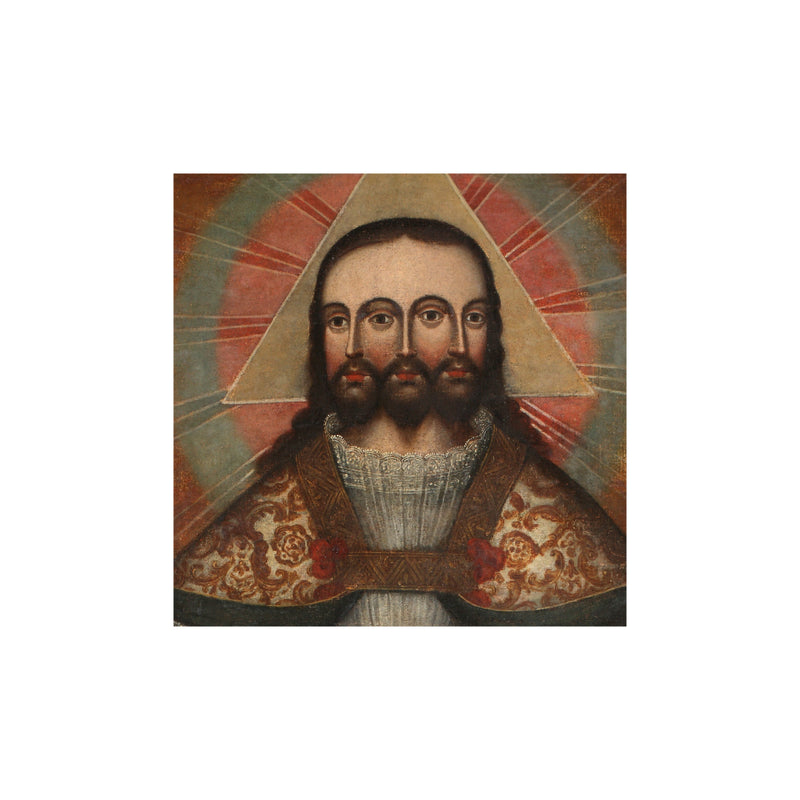 Postal Cuadrada Trinidad Trifacial detalle – Tienda Mali